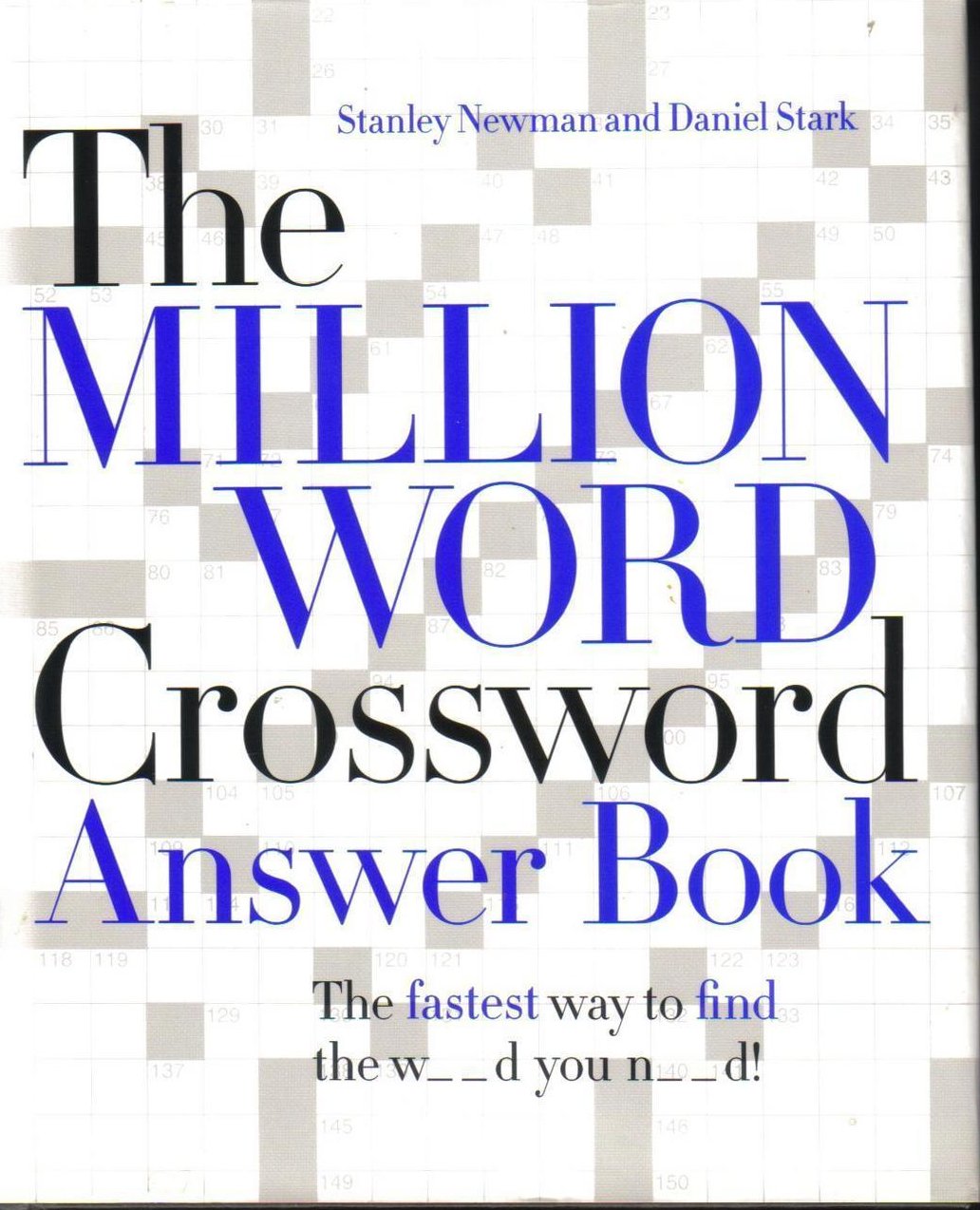 The Million Word Crossword Answer Book-Newman/Stark HCDJ