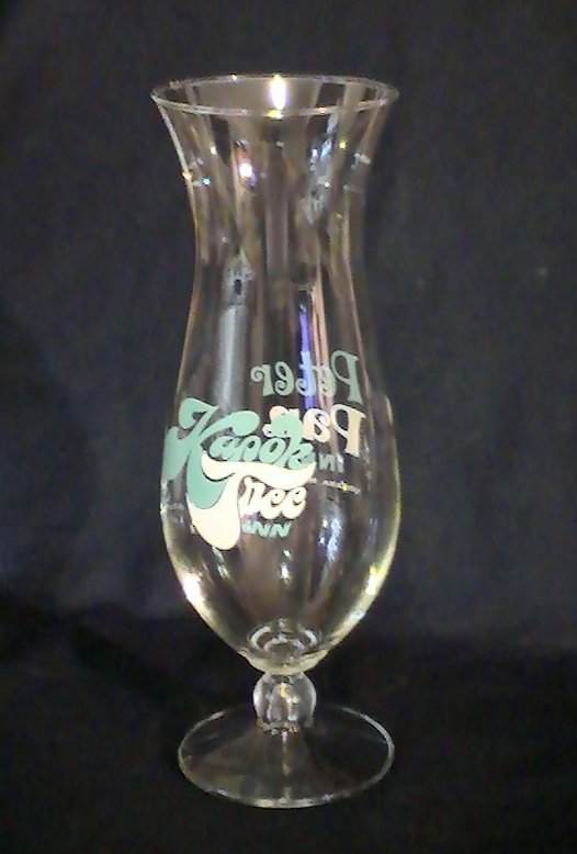 Kapok Tree Inn Peter Pan Inn Hurricane Glass 22 oz Ultra Rare OOS