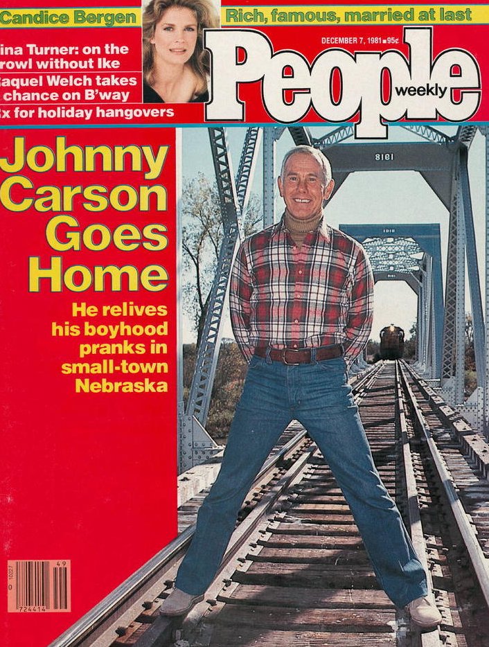 Vintage People Magazine Johnny Carson December 7 1981