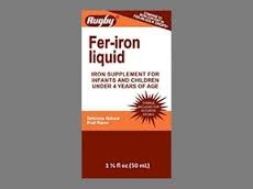 Ferrous Sulfate 15Mg/ml Drop 50ml Hitech-Akorn Pharma.