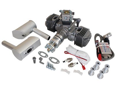 DLE 60 Twin cylinder gasoline aircraft engine