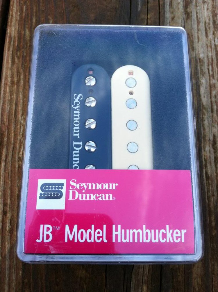 Seymour Duncan SH-4 JB REVERSE ZEBRA Humbucker Electric Guitar Pickup - NEW